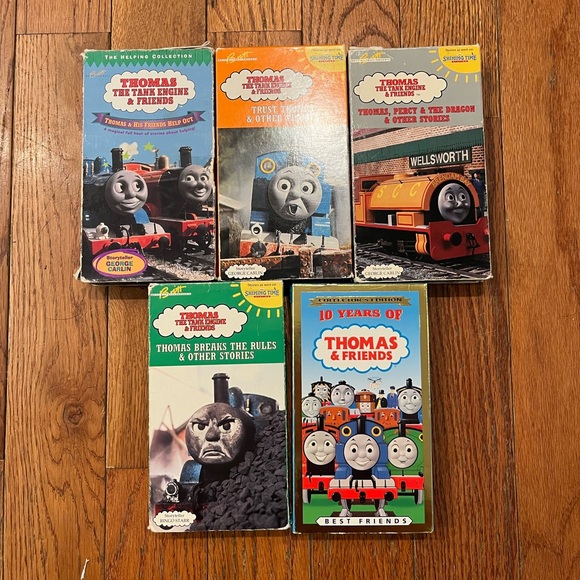 Thomas & Friends | Media | Vintage 8s 90s 5 Thomas Tank Engine Vhs Tape ...